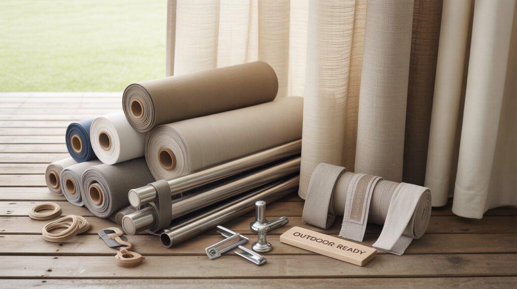 How to Secure Outdoor Curtains Against the Wind Fast