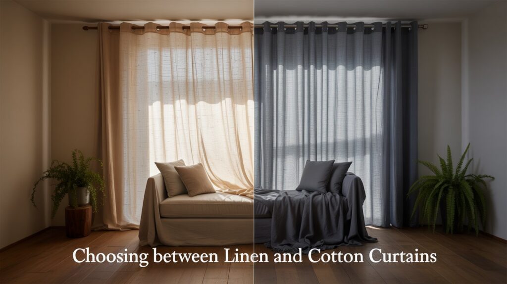 Linen vs Cotton Curtains: Which Fabric Is Best for Your Home?