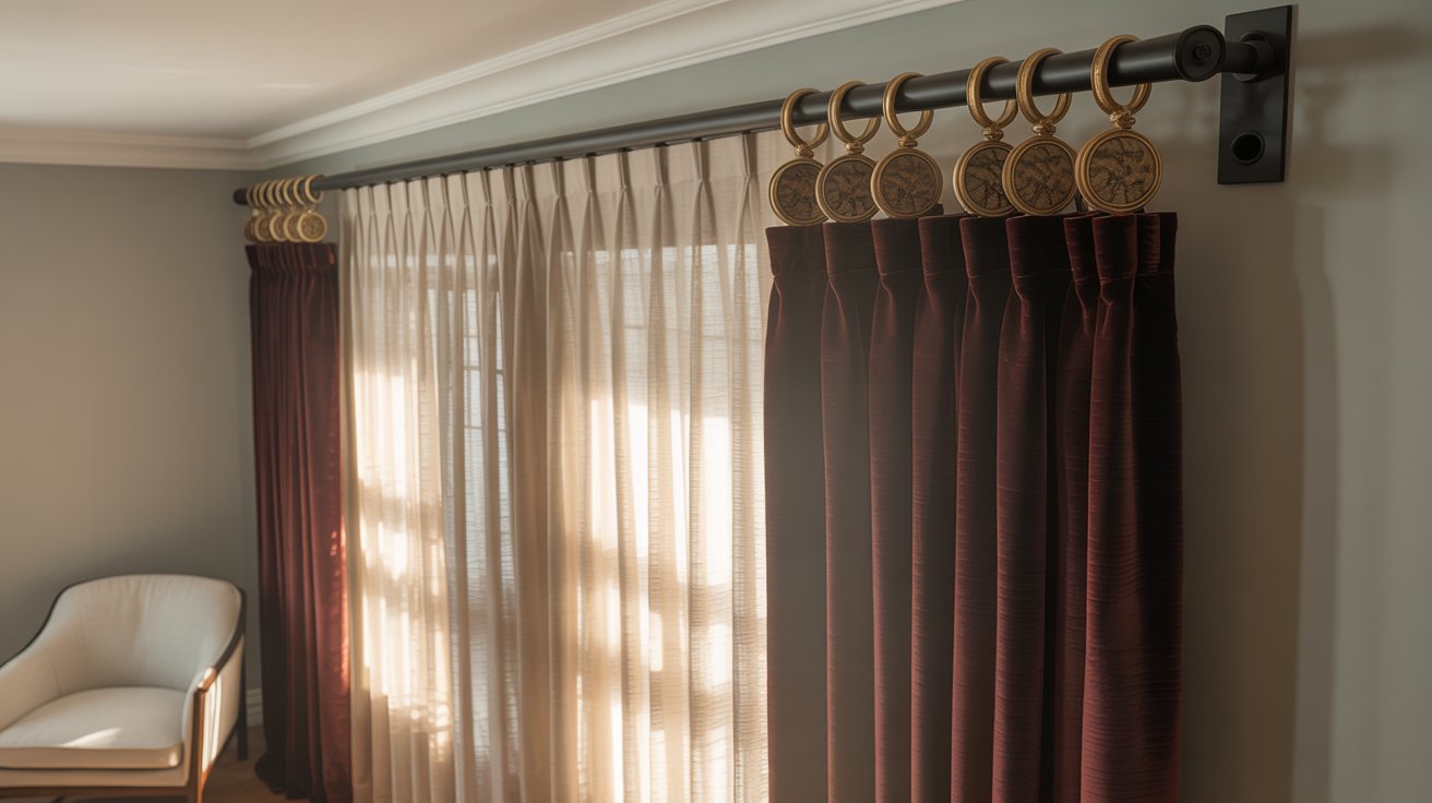 How to Layer Curtains with One Rod – Easy & Elegant Guide