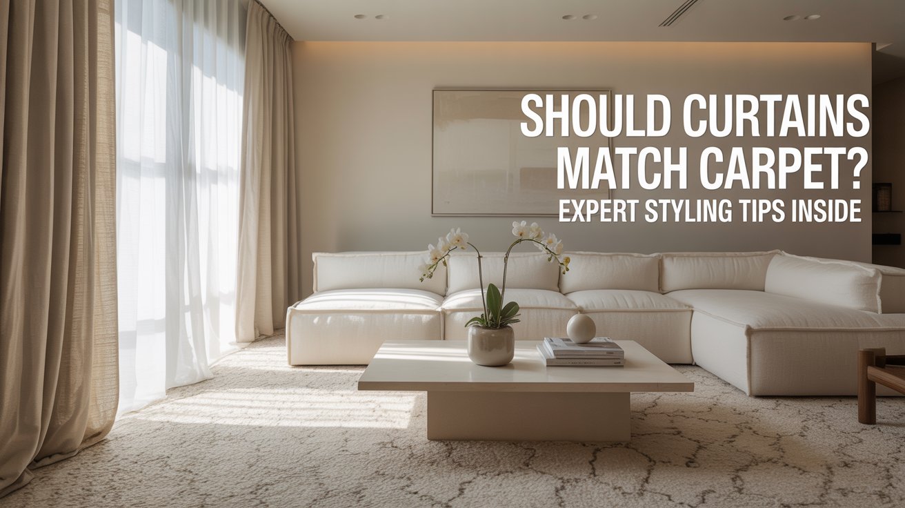 Should Curtains Match Carpet? Styling Made Easy