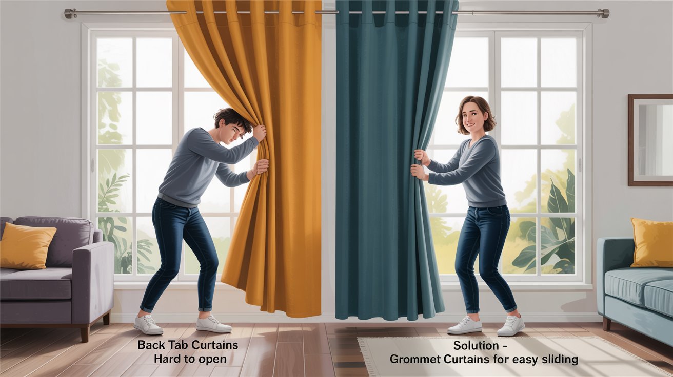 Rod Pocket vs Back Tab Curtains: Find Your Perfect Fit