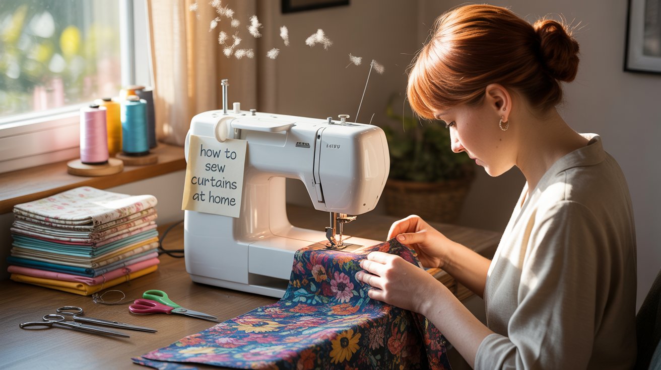 How to Sew Curtains at Home | Easy DIY Curtain Sewing Guide
