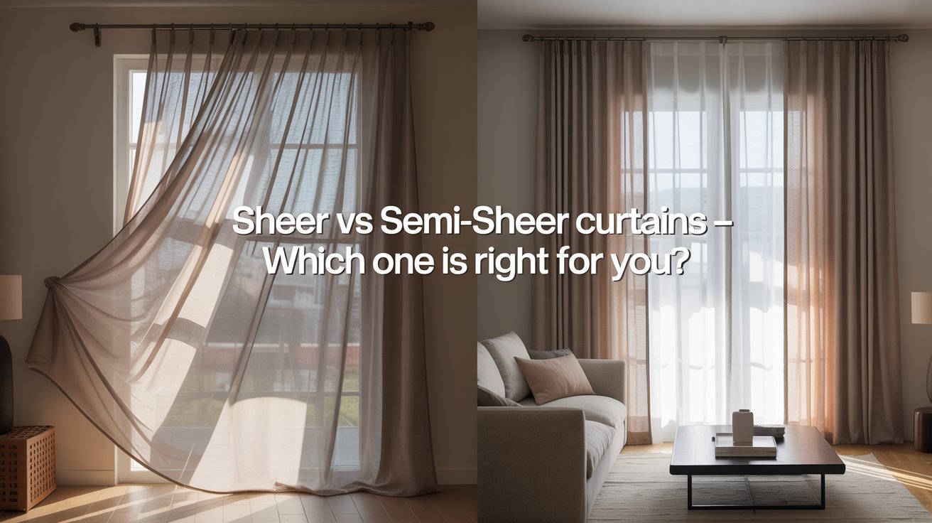 Sheer vs Semi-Sheer Curtains: Best for Light, Privacy & Style?