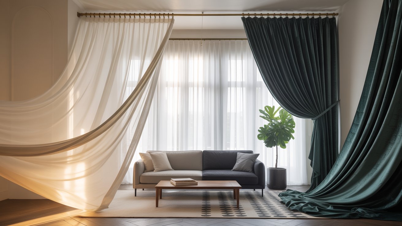 14 Distinct Differences Between Curtains and Drapes