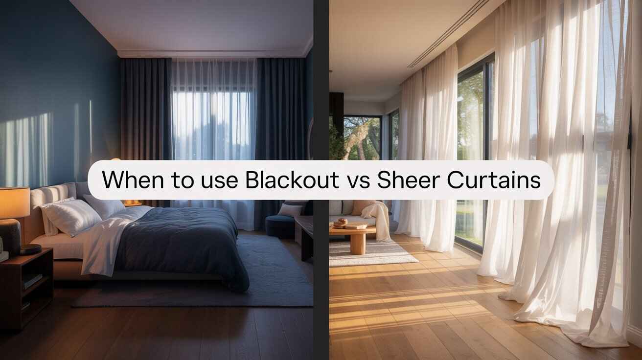Blackout vs Sheer Curtains—Which Fits Your Space?