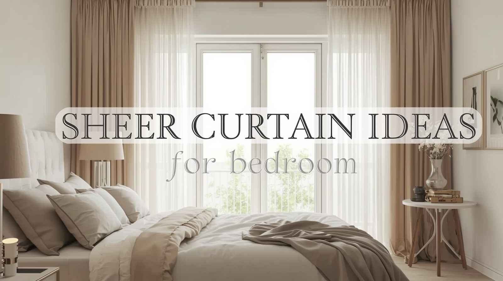 Stunning Sheer Curtain Ideas for Bedroom | Elegant Styles