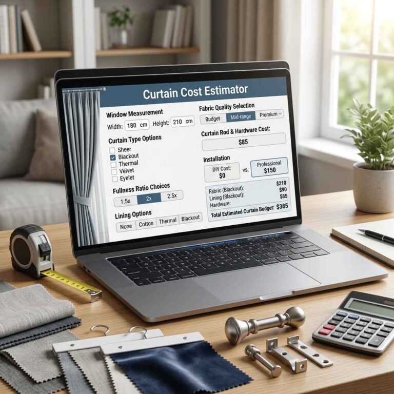 Curtain Cost Estimator | Calculate Curtain Costs Online