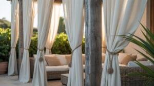 How to Secure Outdoor Curtains Against the Wind Fast