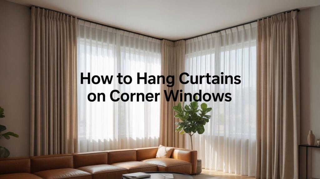 How to Hang Curtains on Corner Windows Like a Pro