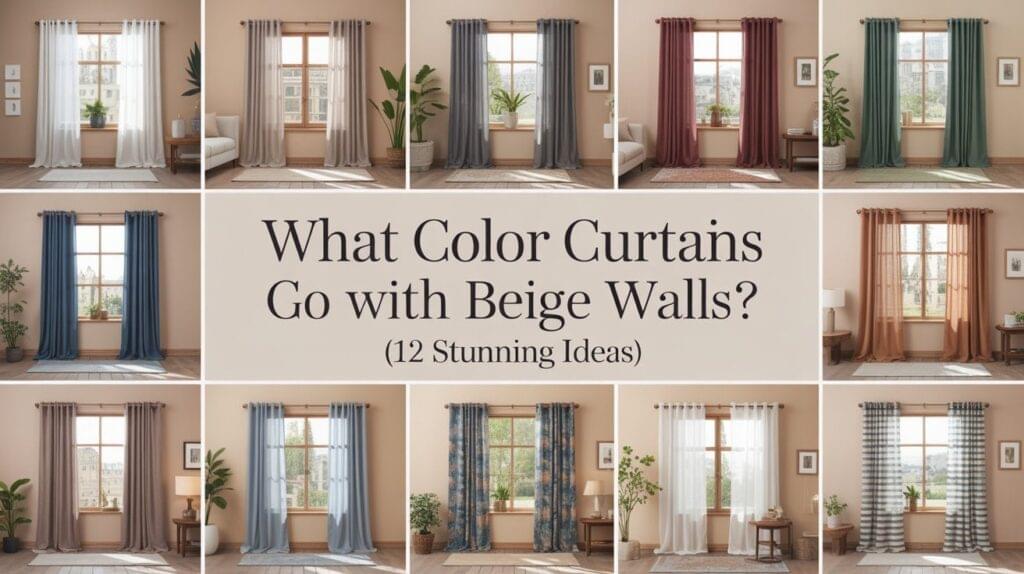 What Color Curtains Go With Beige Walls? (2025 Guide)